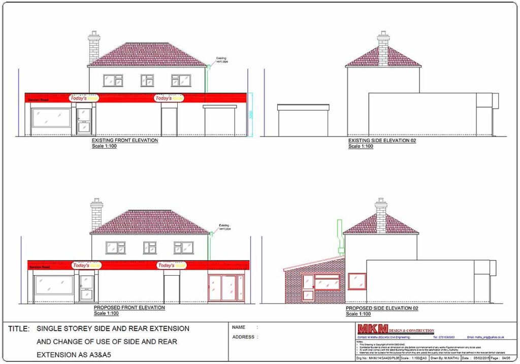 Commercial Development – MKM Designs, Architectural Designer, London